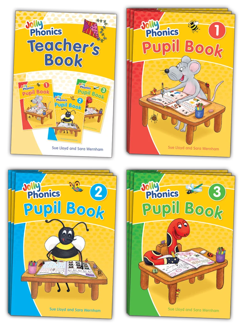 Jolly Phonics Class Set (Precursive Letters, Colour Edition) – Jolly ...